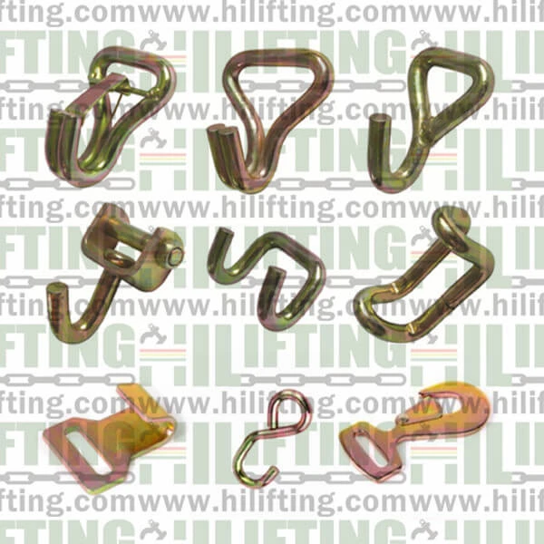 Ratchet Strap Hooks, Tie Down Lashing Hooks - Hilifting
