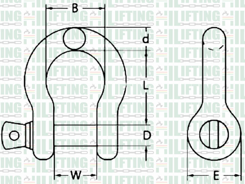AS2471 Type Grade S Bow Shackle Manufacturer - Hilifting