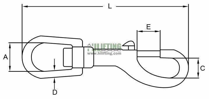 Stainless Steel Swivel Eye Bolt Snap Hook Supplier - Hilifting