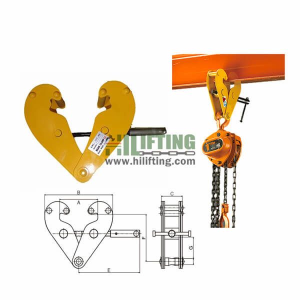 Standard Beam Clamps For Lifting, BC Beam Clamp Manufacturers